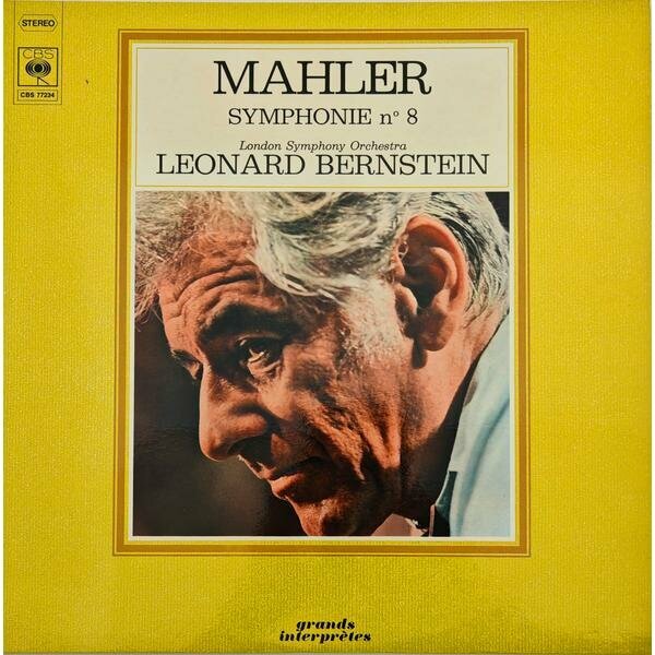 Винтажная виниловая пластинка MAHLER - SYMPHONIE № 8 "SYMPHONIE DES MILLE" (LEONARD BERNSTEIN)
