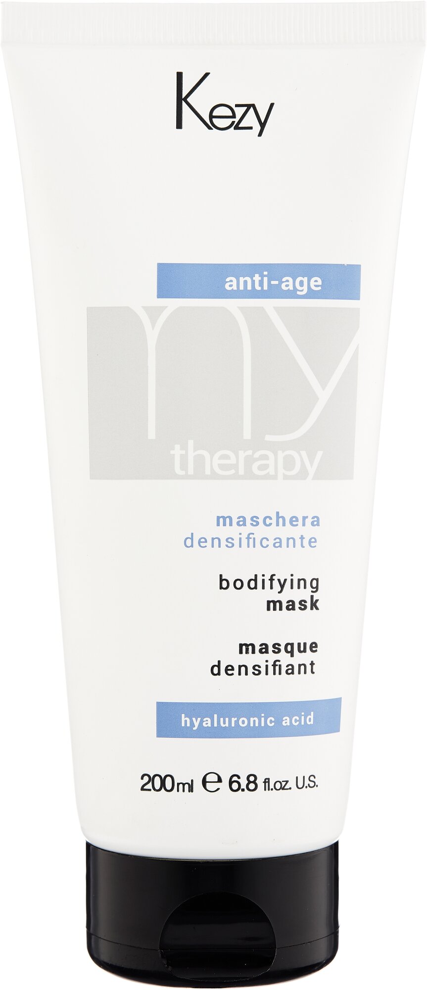 Маска KEZY MT Anti-age Bodifying mask для придания густоты , с гиалуроновой кислотой, для всех типов волос, 200мл