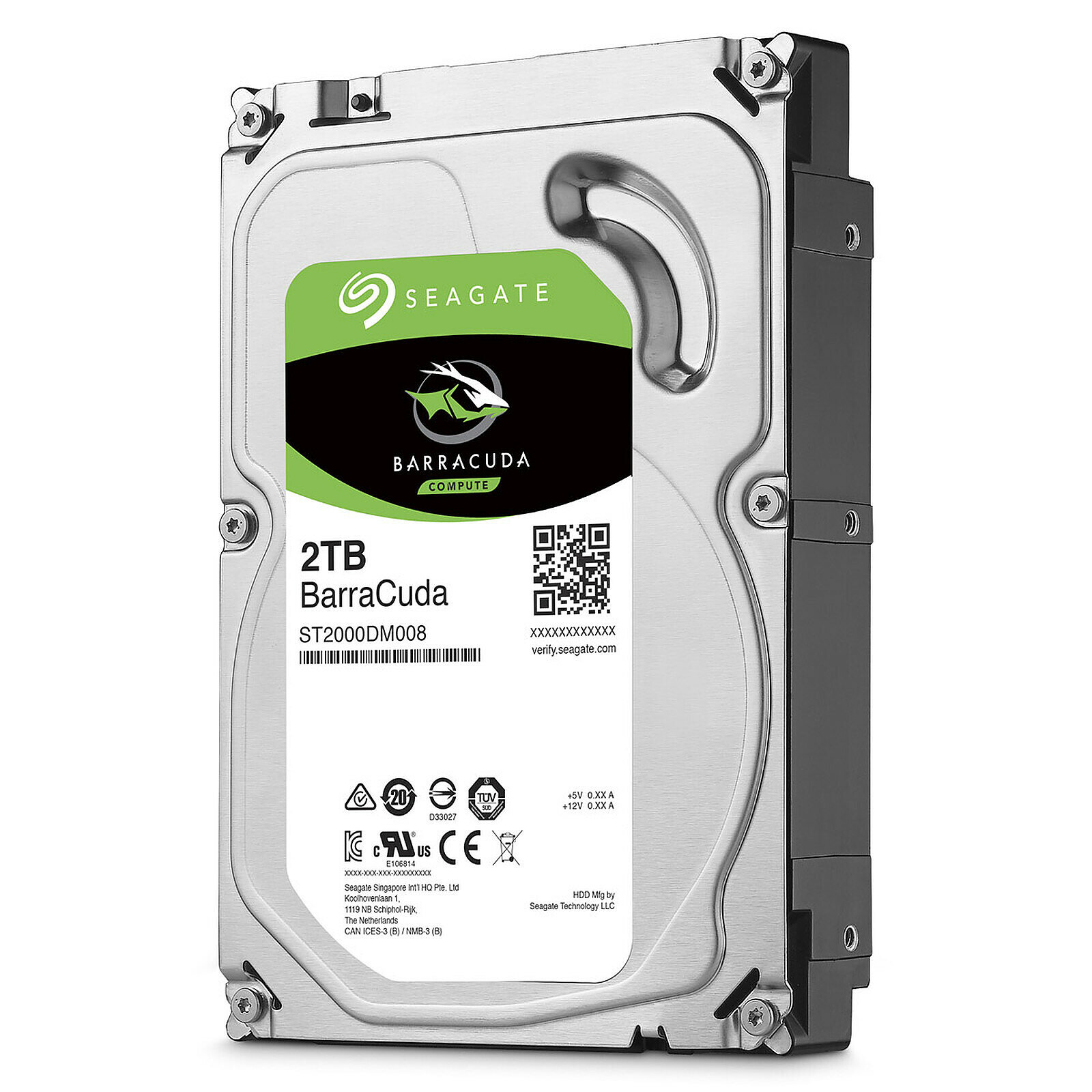 Жесткий диск Seagate Barracuda 2TB Pull SATA 3.0 (ST2000DM008)
