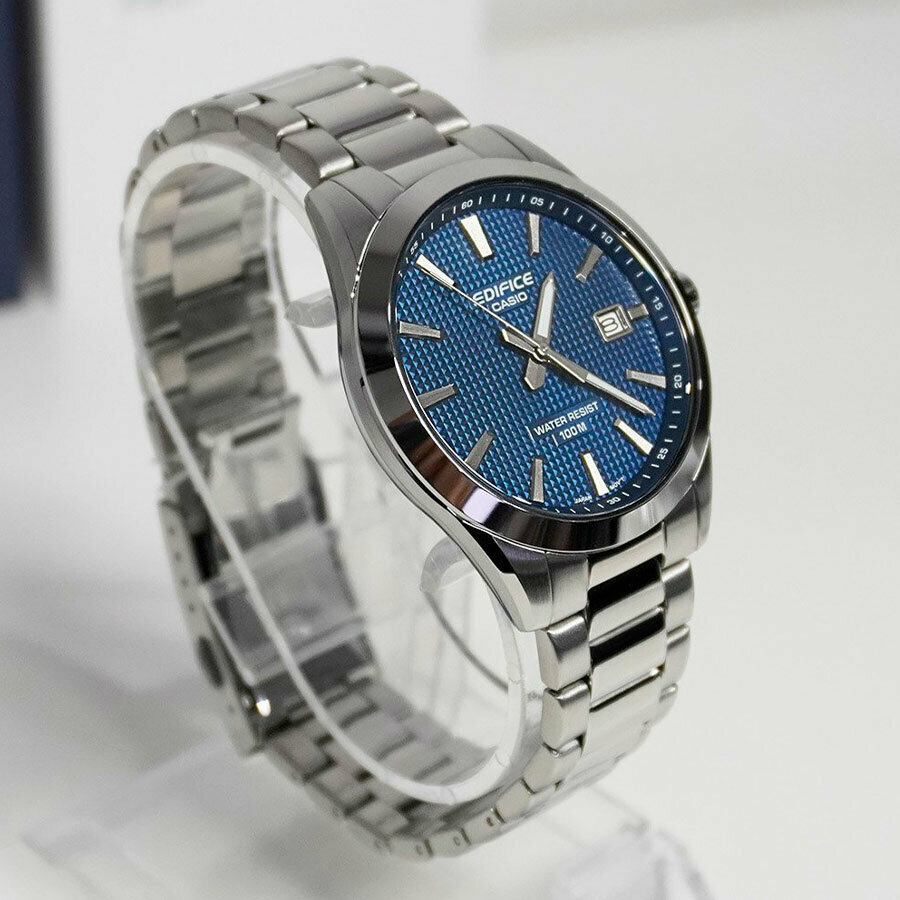Наручные часы CASIO Edifice, голубой, серебряный, синий — фото 1