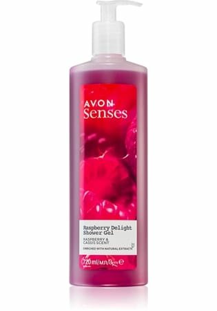 Гель для душа Avon Senses Raspberry Delight, 720 мл