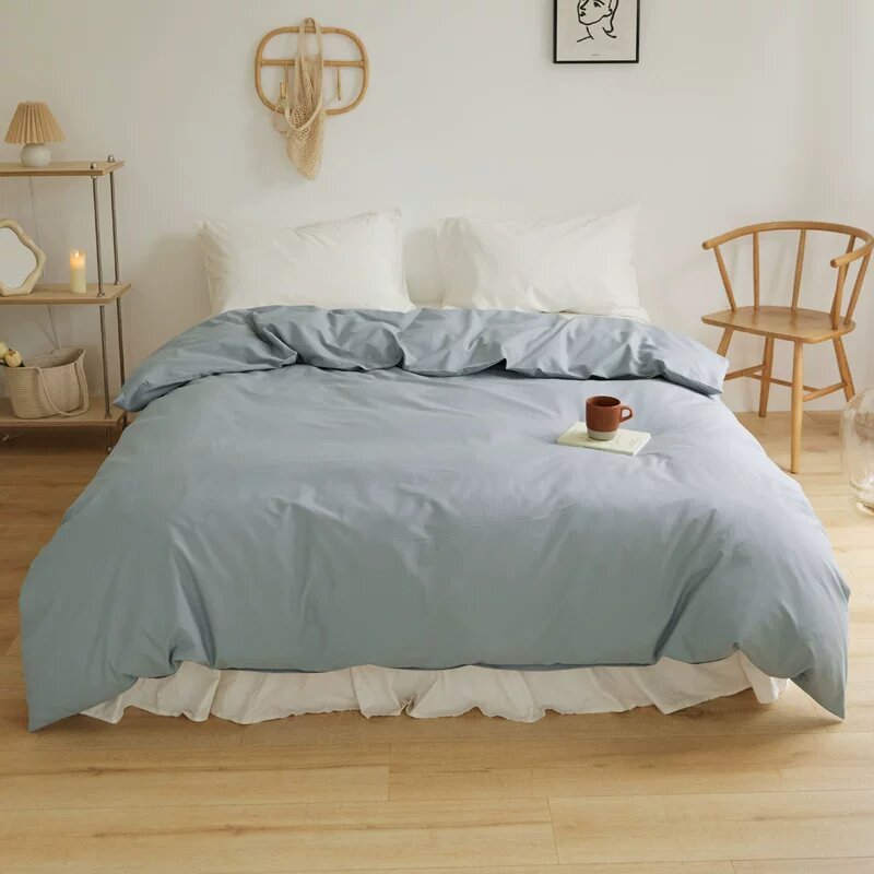 Amo Home Monet Di цветной хлопковый стеганый хлопковый пододеяльник из чистого хлопка, простой пододеяльник, одинарный,
