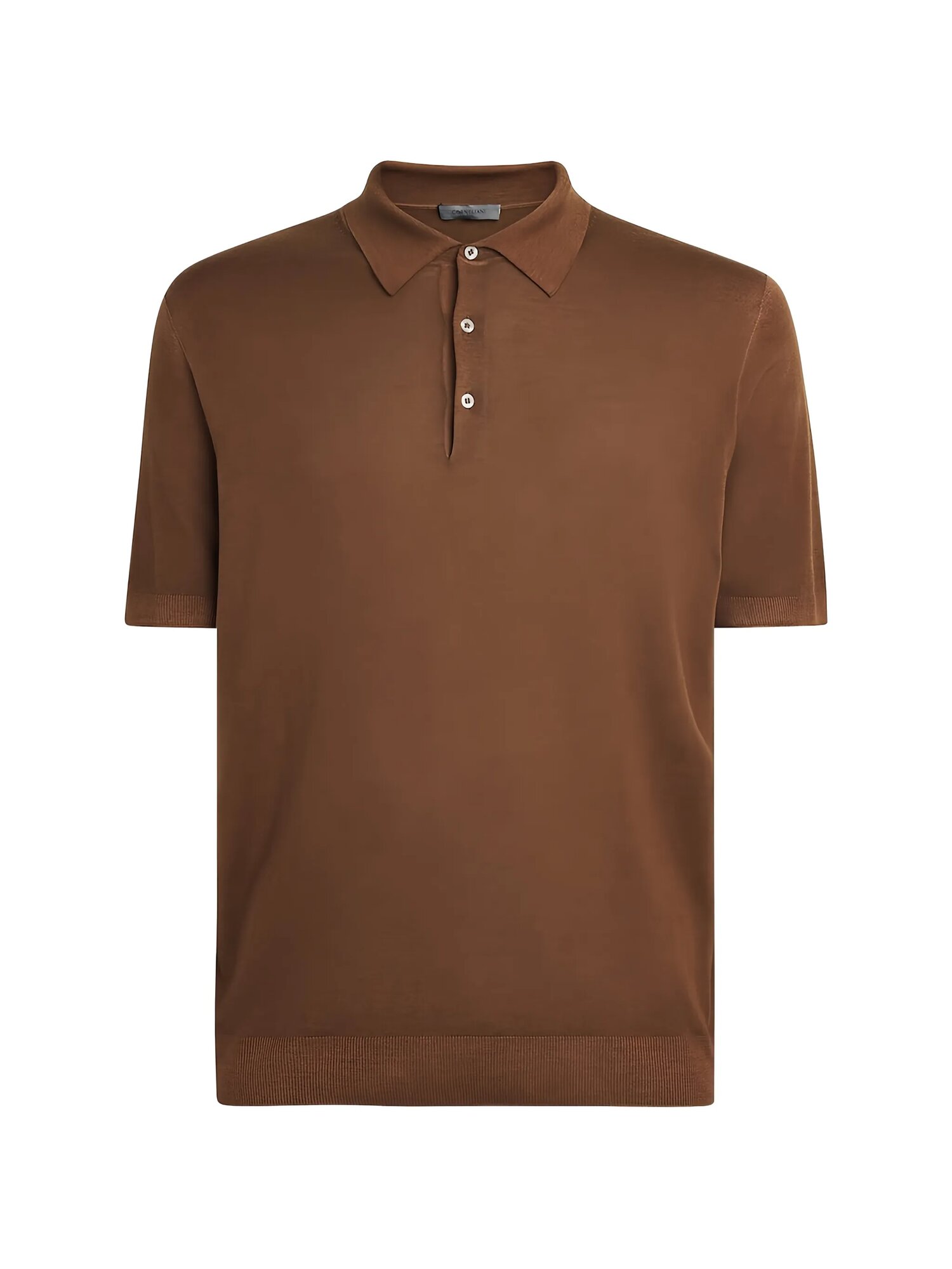 Рубашка Fine-knit short-sleeve polo shirt