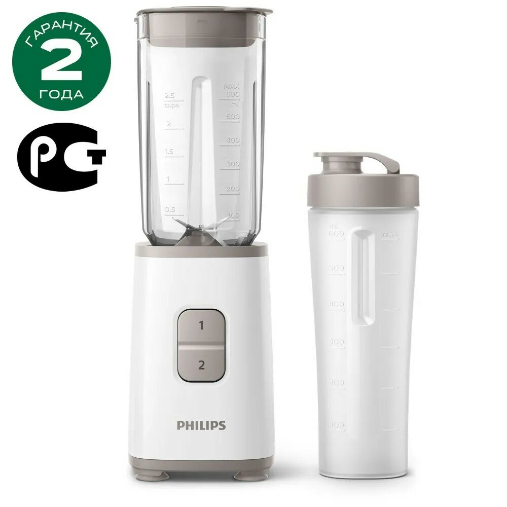 Стационарный блендер Philips HR2602, белый