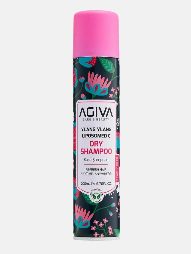 AGİVA Шампунь сухой для волос Ylang Ylang Lıpozom C Pro Care, 200 мл
