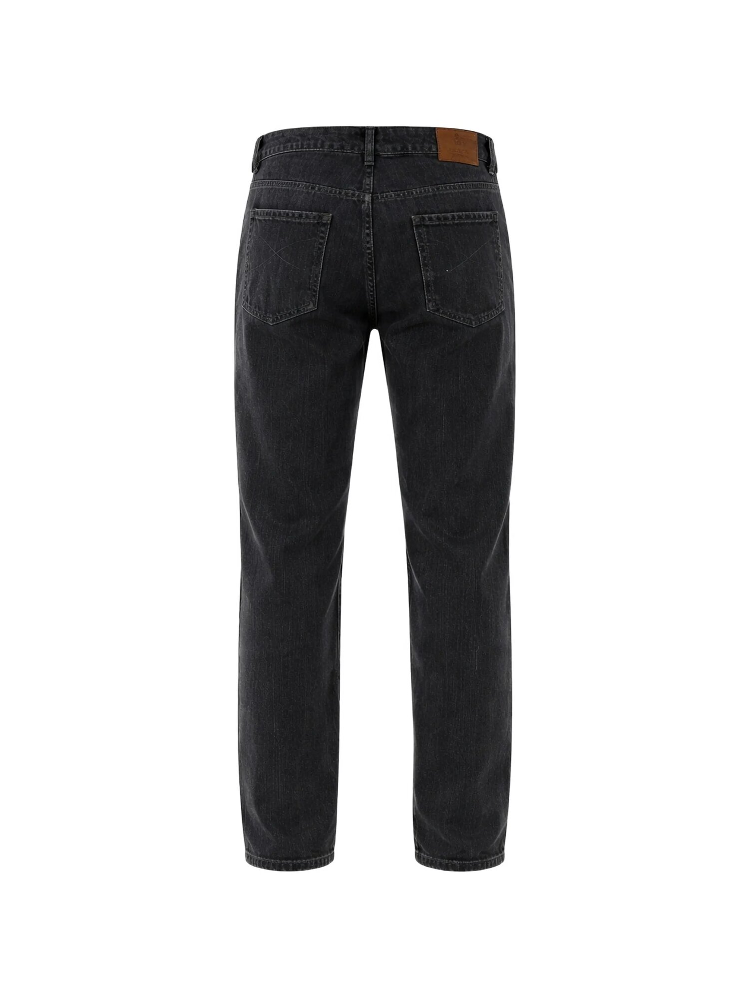 Джинсы BRUNELLO CUCINELLI Straight-cut five-pocket jeans, размер 56, black/black — фото 1