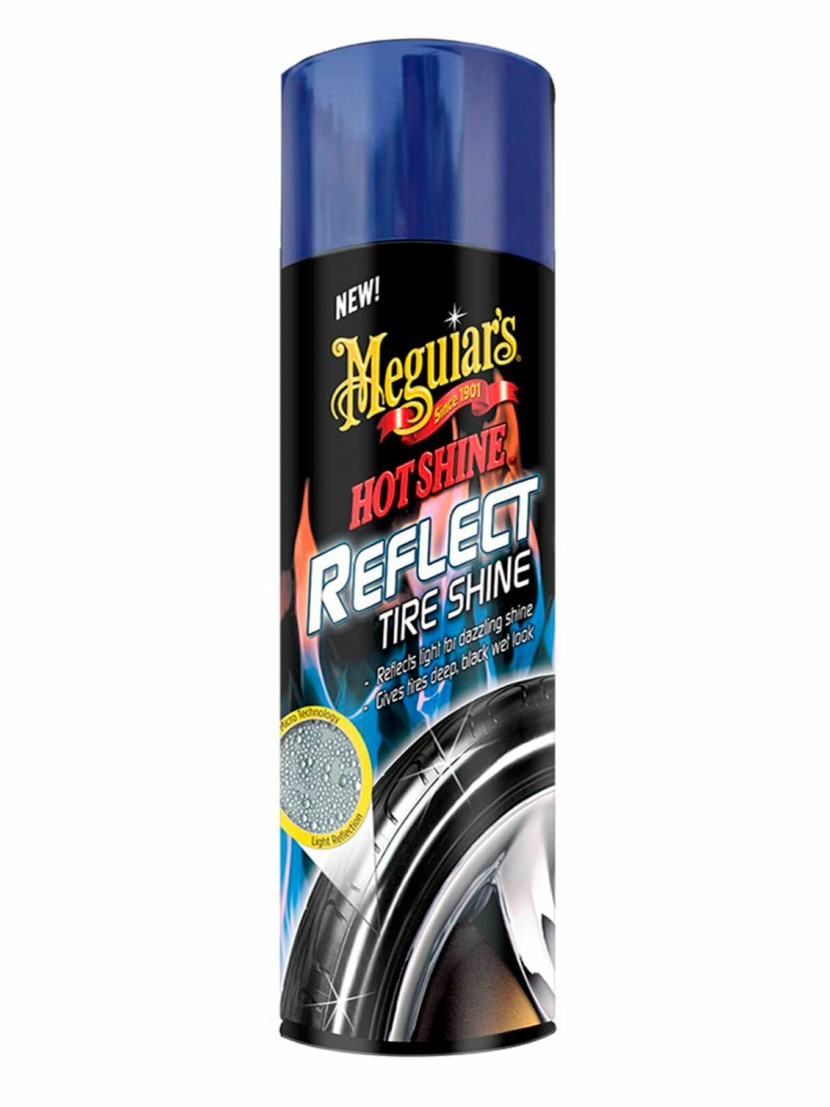Спрей для шин Hot Shine Reflect Tire Shine Meguiar's, 444 мл.