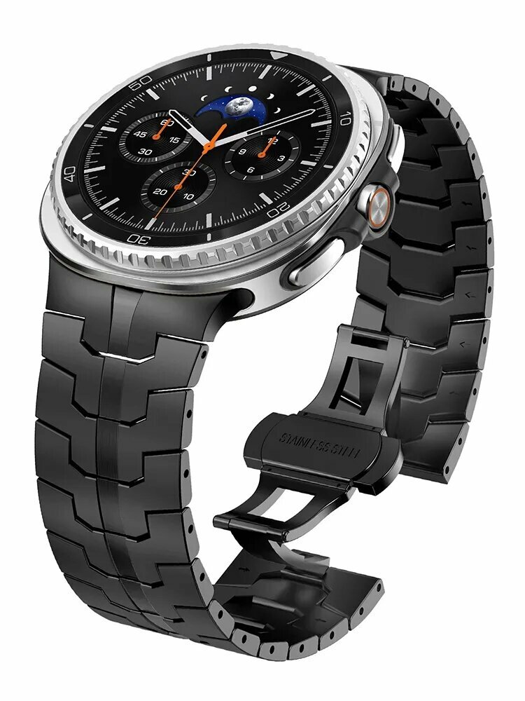 Премиальный титановый браслет для часов Samsung Galaxy Watch 8 Classic 46mm, Watch 8 (44mm, 40mm). Стильный, прочный и гипоаллергенный