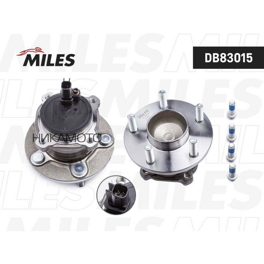 MILES DB83015 Ступица с подшипником FORD FOCUS II/C-MAX 03- зад.