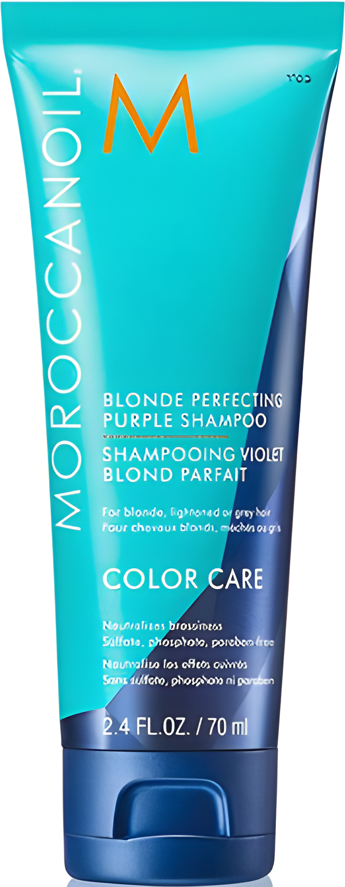 Moroccanoil Тонирующий шампунь с фиолетовым пигментом 70 мл Blonde Perfecting Purple Shampoo 70 20ml