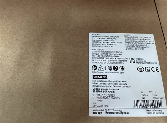 Модуль SIEMENS SIRIUS 3RA6120-2EB33 SELF-PROTECTED MOTOR CONTROLLER 32A 690V
