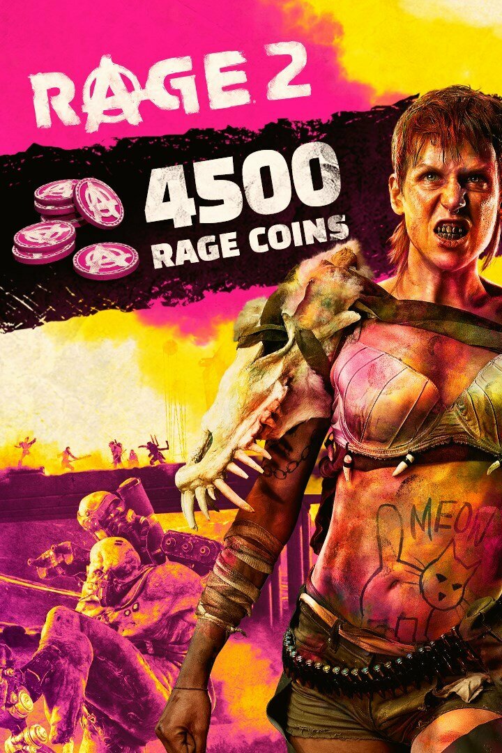 RAGE 2: 4500 RAGE Coins — дополнение (DLC) — дополнение (DLC) для Xbox / Microsoft Store · Xbox · цифровой ключ · нужна базовая игра