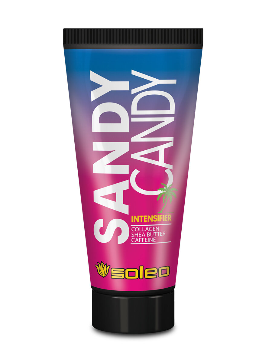 Soleo Интенсификатор загара с коллагеном, маслом ши и кофеином Soleo Sandy Candy Basic, 150мл