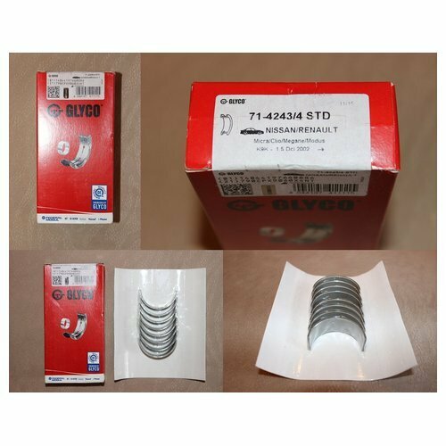 Вкладыши шатунные Captur Fluence Logan Megane Juke Qashqai Duster Glyco 7142434STD