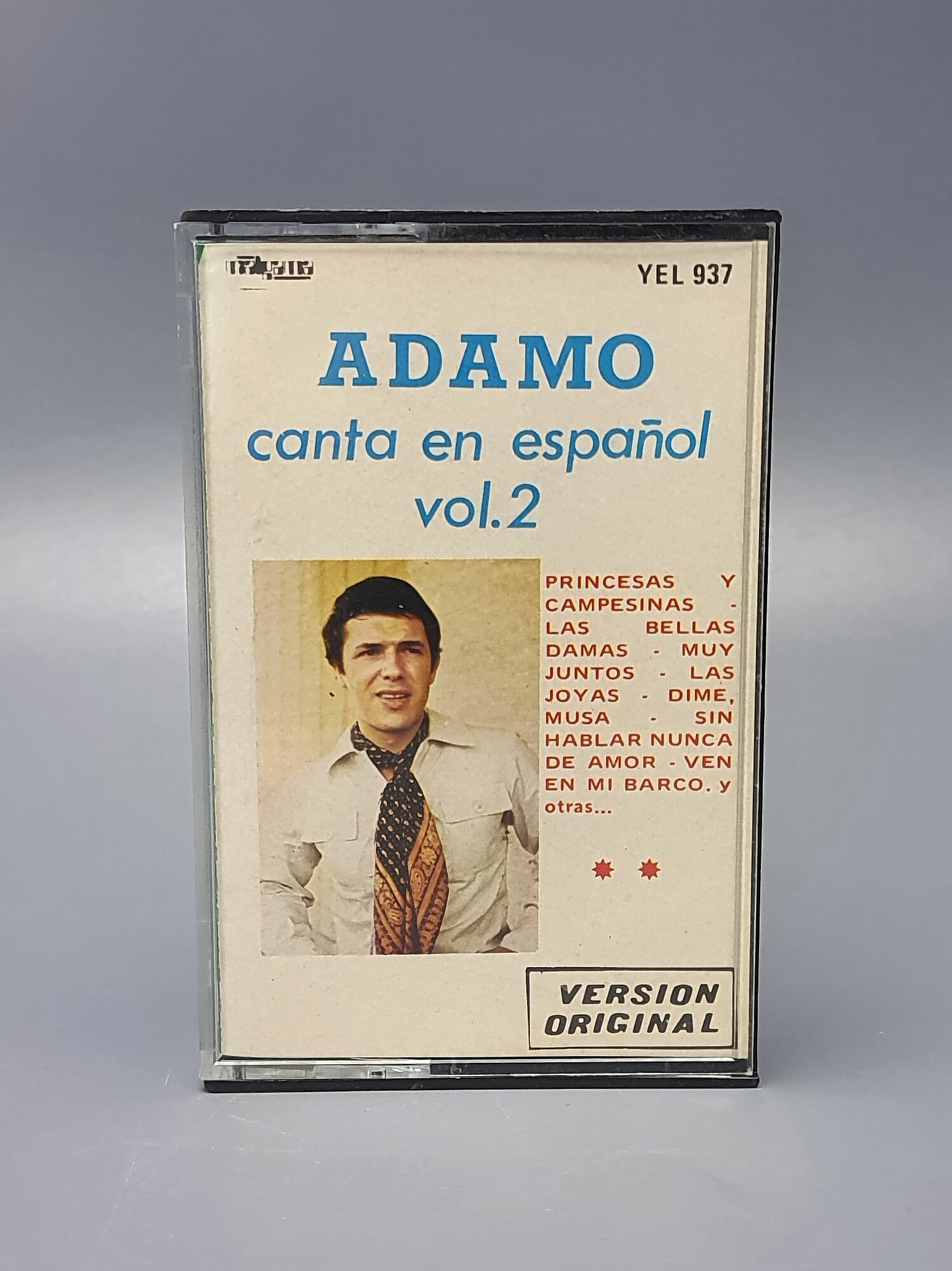 Аудиокассета с записью ADAMO "Canta en espaol vol.2." Испания, 1981 г.