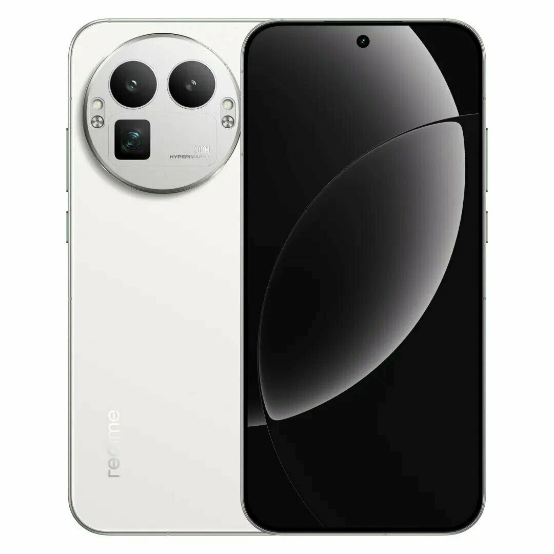 Смартфон Realme GT8 Pro 12/256GB, Dual: nano SIM + eSIM, White (Белый) RU