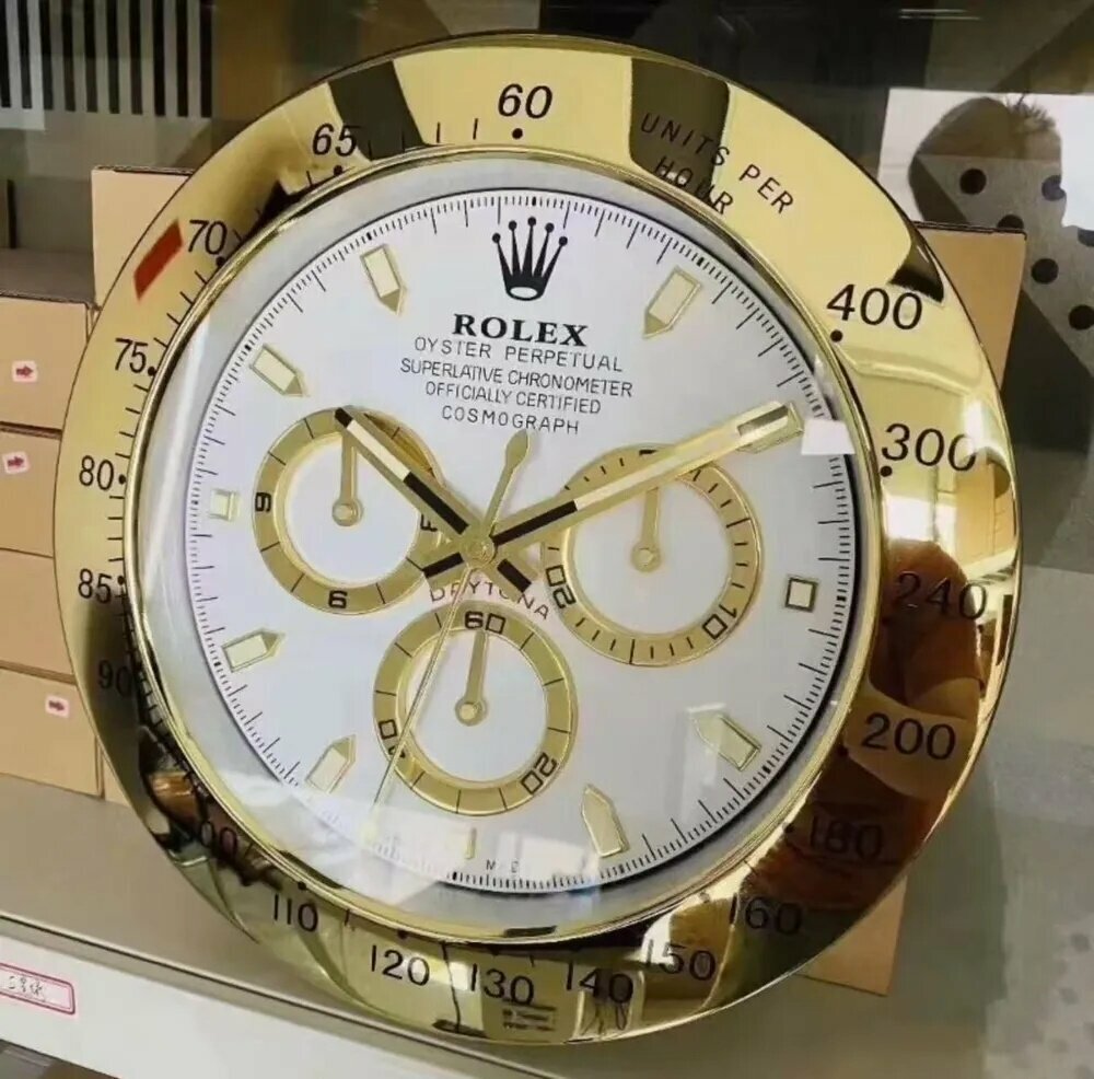 Rolex Настенные часы "Rolex", 35 см х 35 см