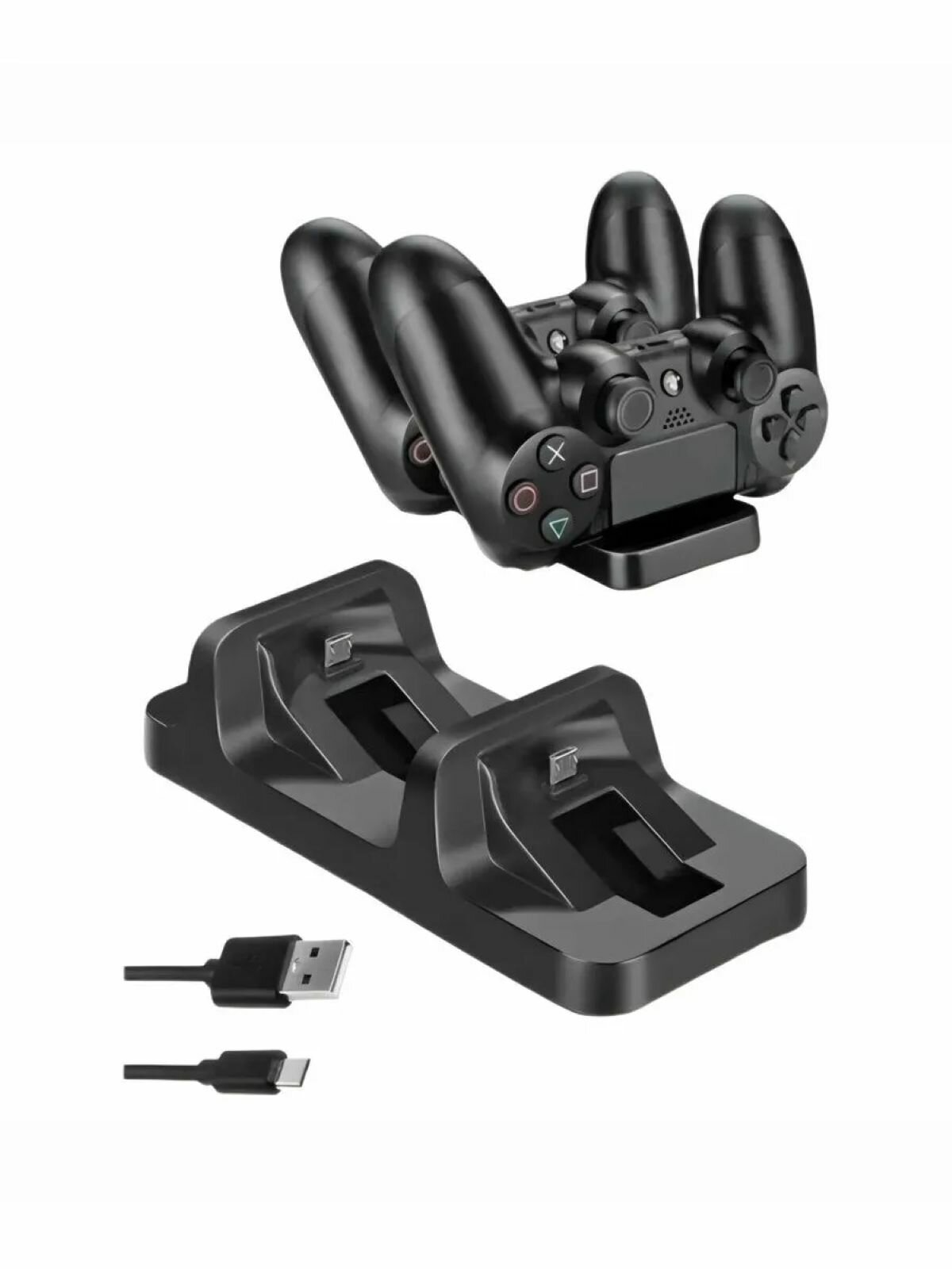Зарядная док станция для двух геймпадов Sony PS4 Dualshock 4