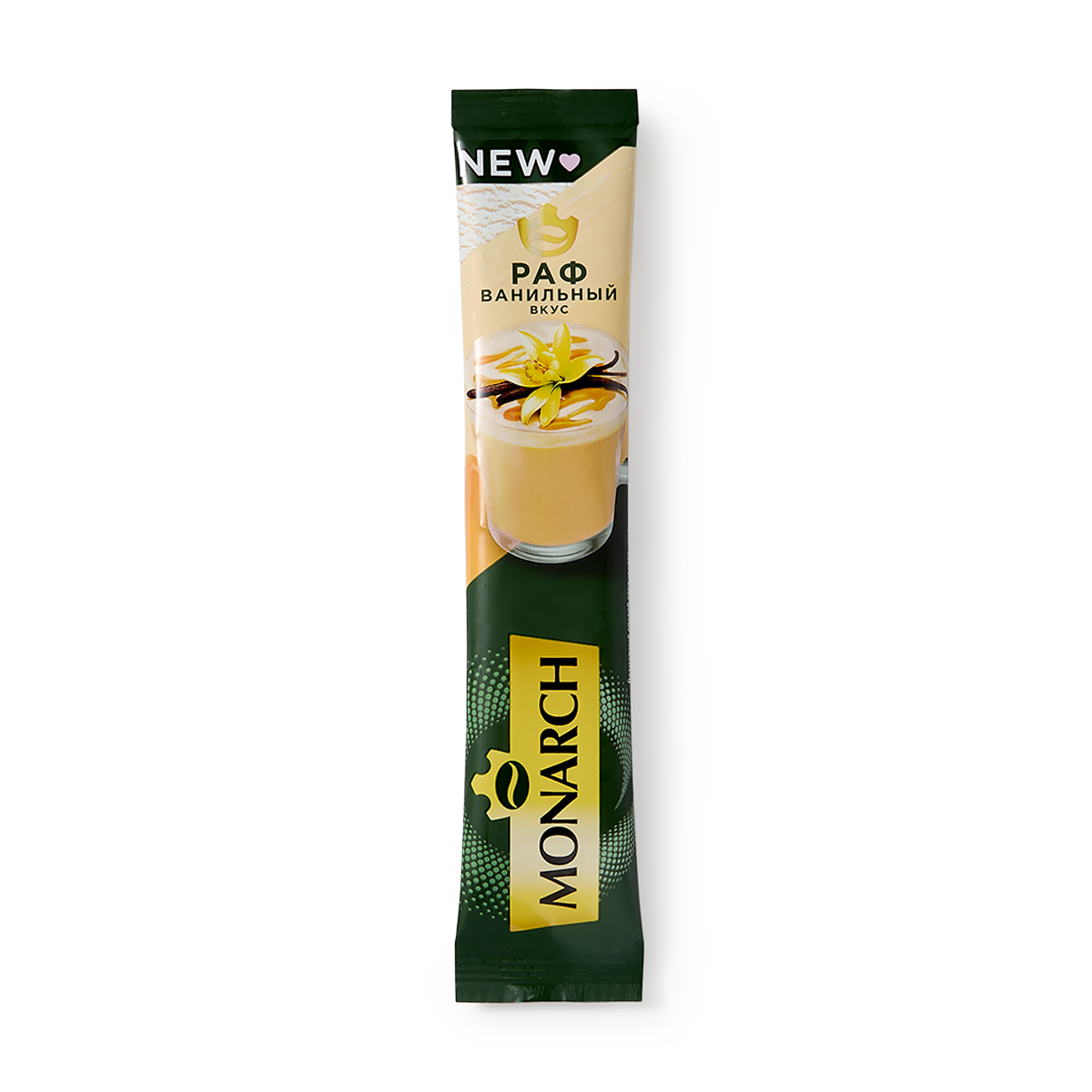 Кофейный напиток Monarch "Раф", растворимый, со вкусом ванили, 15 г
