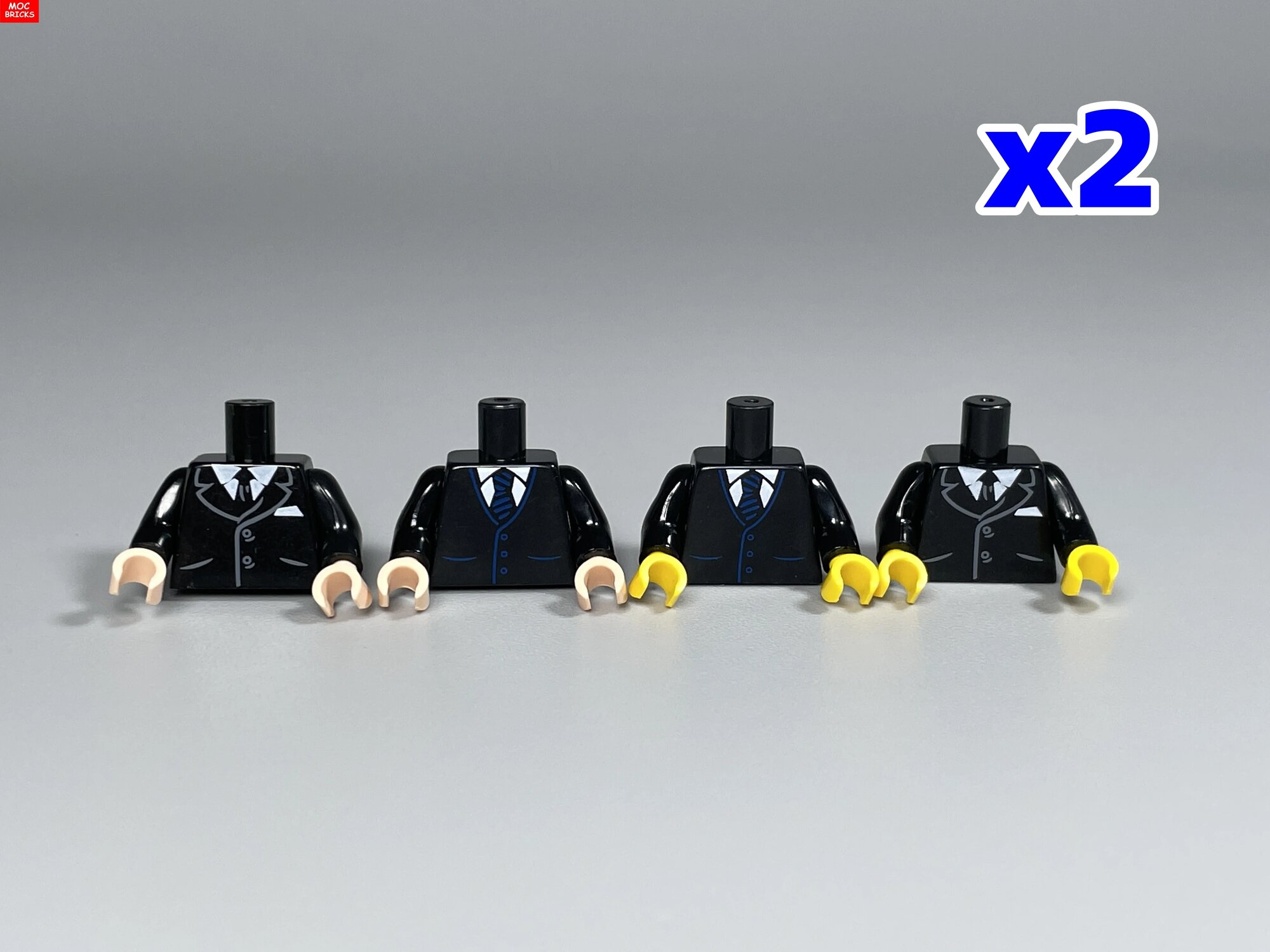 MOC BRICKS набор строительных блоков торс шеф-повара 4 см NO.5