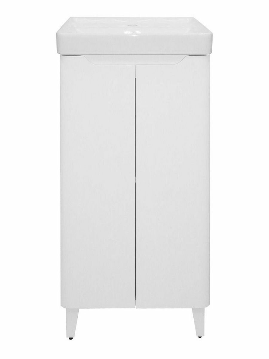 Тумба для ванной Azario Lotos 50 Н с раковиной Монте 50 CS00094663