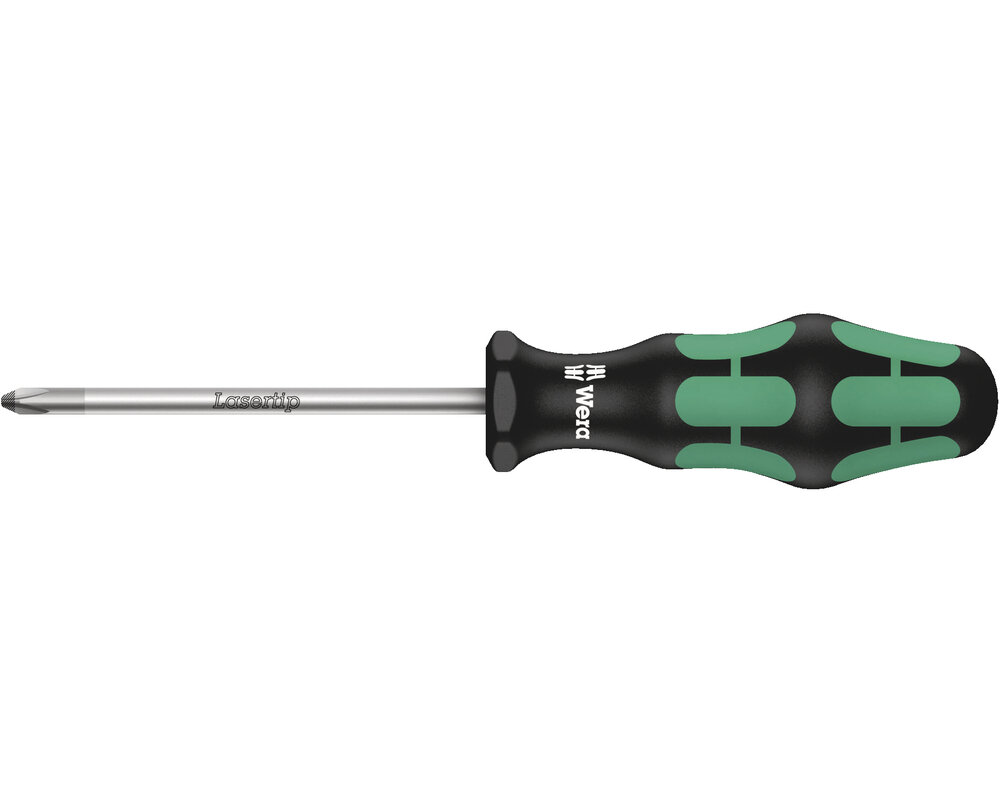 Отвёртка крестовая Wera, PH 1 х 80 мм, WE-008710