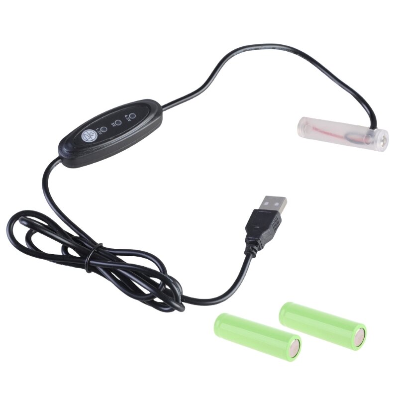 Регулируемый USB-кабель для питания устройств с батарейками LR03 3A, игрушечных часов и термометров, напряжение 5 В до 1,5 В, 3 В и 4,5 В.