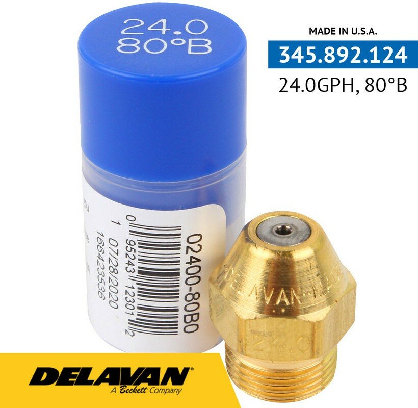 Топливная форсунка Delavan 24.00GPH, 80B 02400-80B0