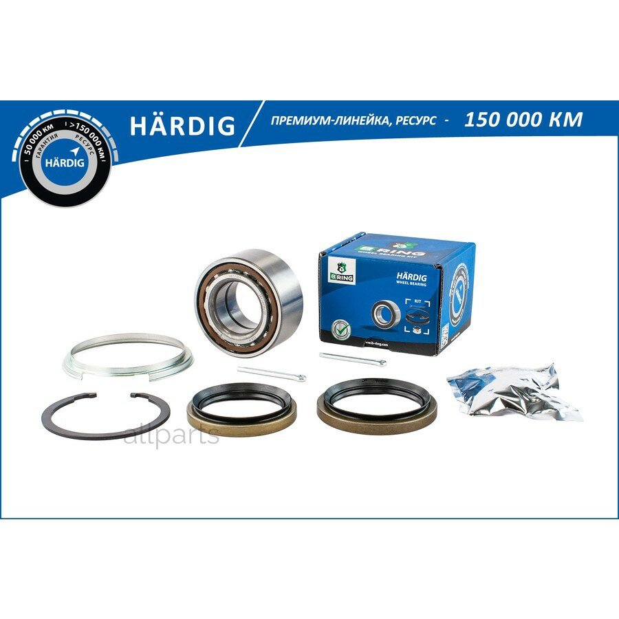 BRING HBK8904 подшипник ступицы TOYOTA CARINA E (93-) (перед. Компл.) 38X74X36/33 (HBK8904) B-RING HARDIG