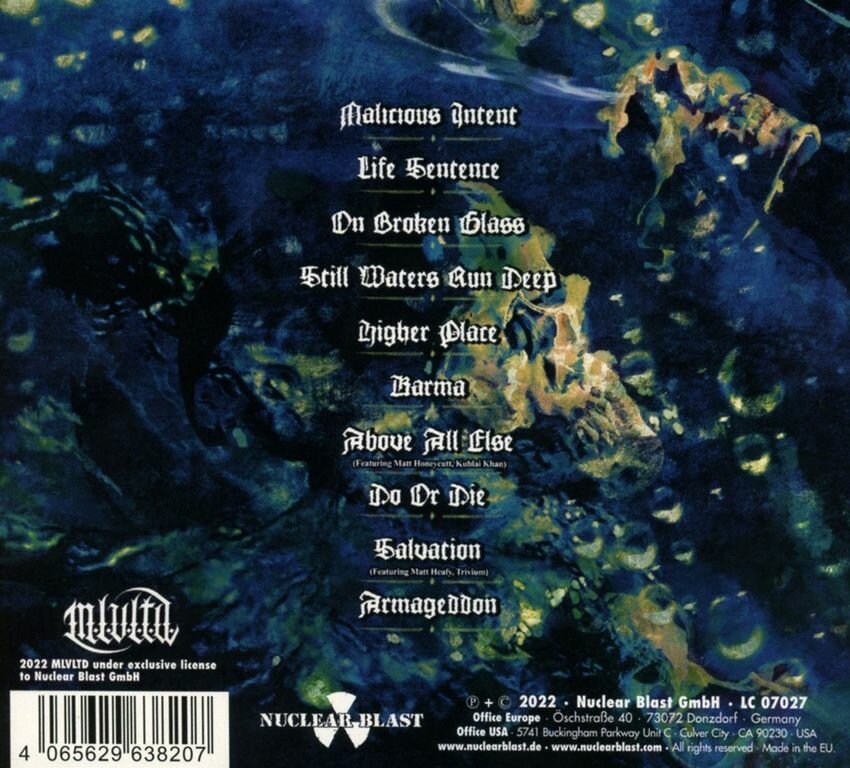 Фирменное издание Malevolence - Malicious Intent CD