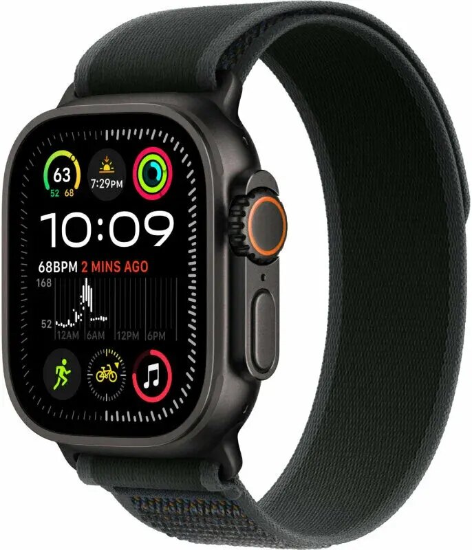 Смарт-часы Apple Watch Ultra 2 49 Мм Titan Trail Loop S/M Black