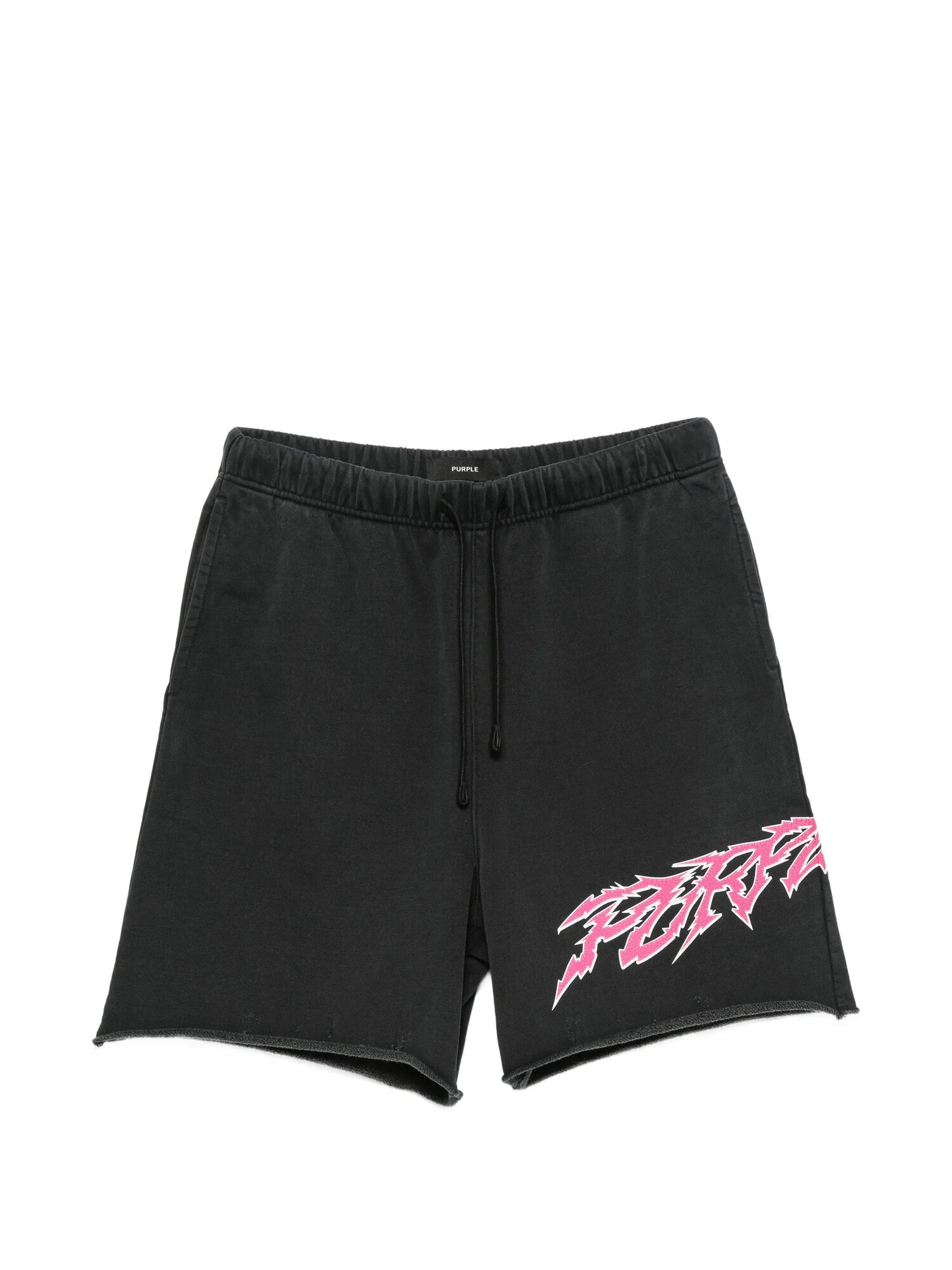 Шорты Graphic-print raw-cut shorts