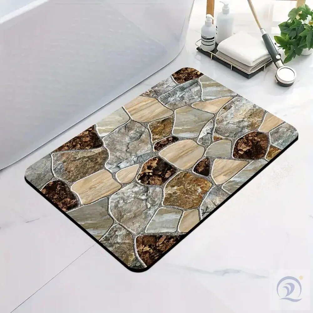 Коврик для ванной Разбитый пол 50x80 см