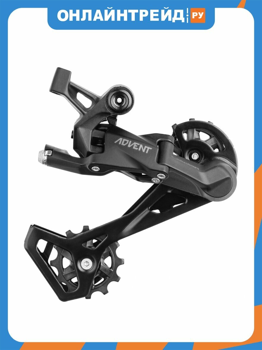 Переключатель задний Microshift Advent RD-M619L, 9 Speed, длинная лапка, черный