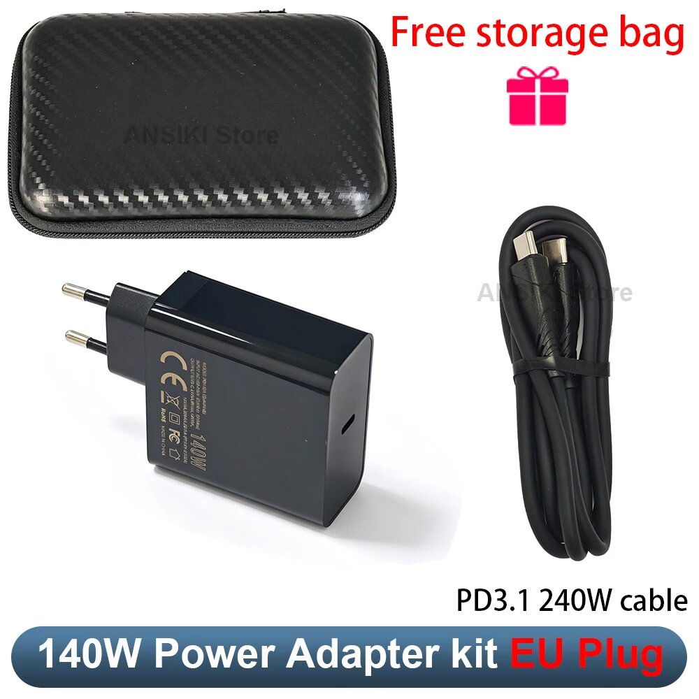 Зарядное устройство FMchip 140W с USB-C, PD3.1, 28V5A, быстрая зарядка до 140W для паяльника T90B, ноутбука, телефона, компактное зарядное устройство