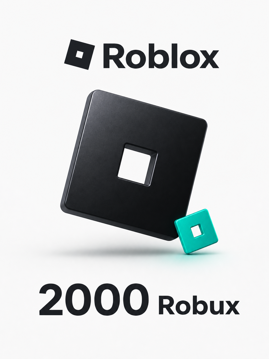 Карта пополнения баланса Roblox роблокс на 2000 робуксов Автоматическая выдача