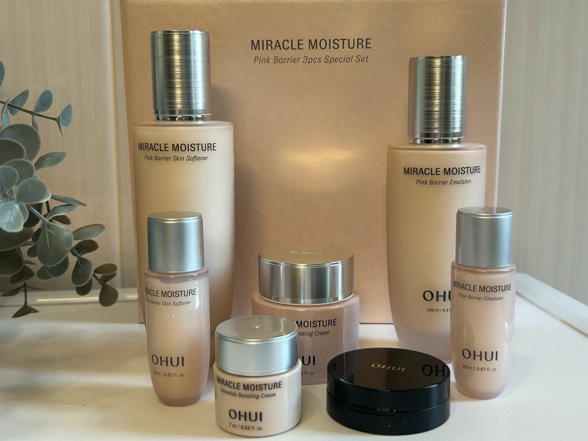Увлажняющий набор косметики корейский люкс O HUI miracle moisture 3pcs set