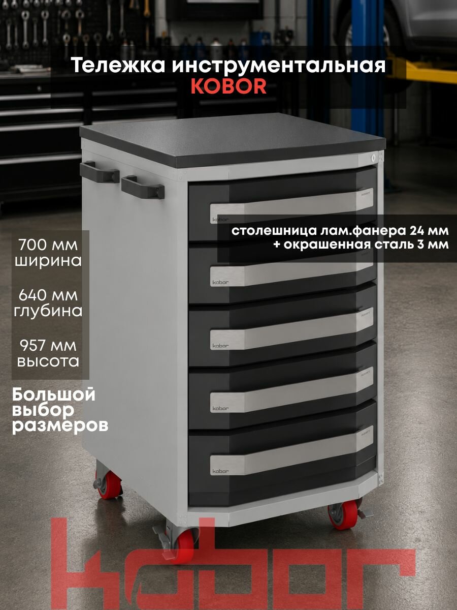 Тележка инструментальная Kobor Expert TTM/1-70/64 60B