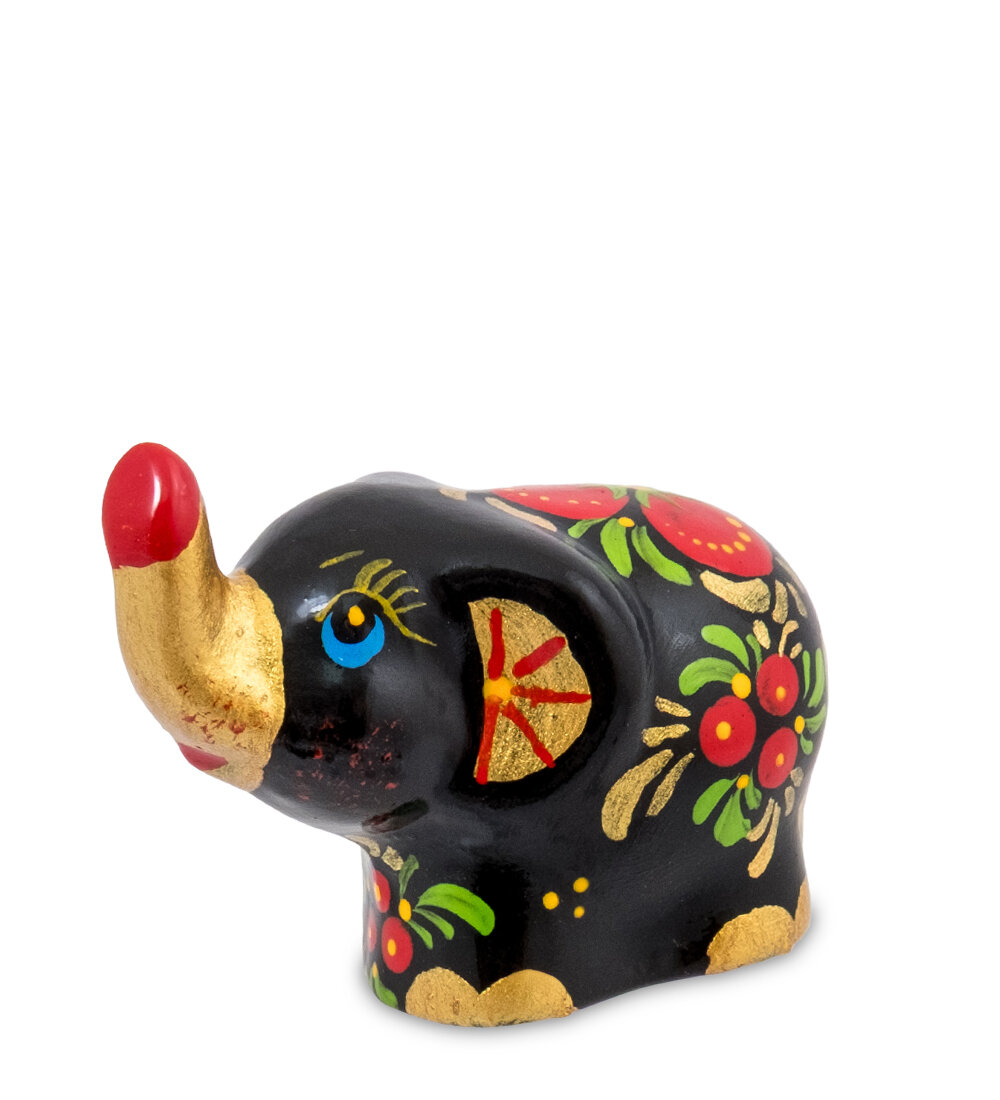 Фигурка Слоник хохлома (Гжельский фарфор) ГЛ- 969 113-7014079