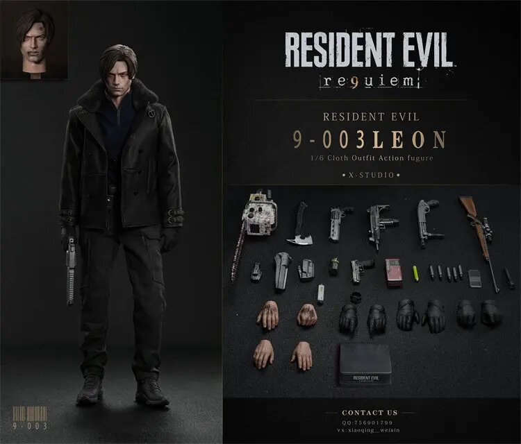 Коллекционная фигурка Bandai Resident Evil 9-003 Леон Грейс 1/6 A