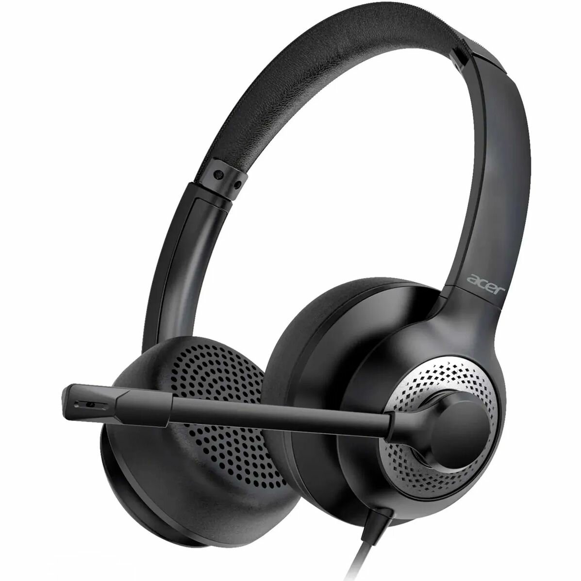 Гарнитура Acer OHW309 чёрный, проводная, USB/mini jack 3.5 мм