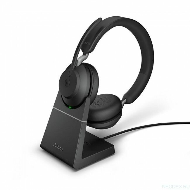 Гарнитура Jabra Evolve2 65 Link380c чёрный, беспроводная, Bluetooth, до 37 ч