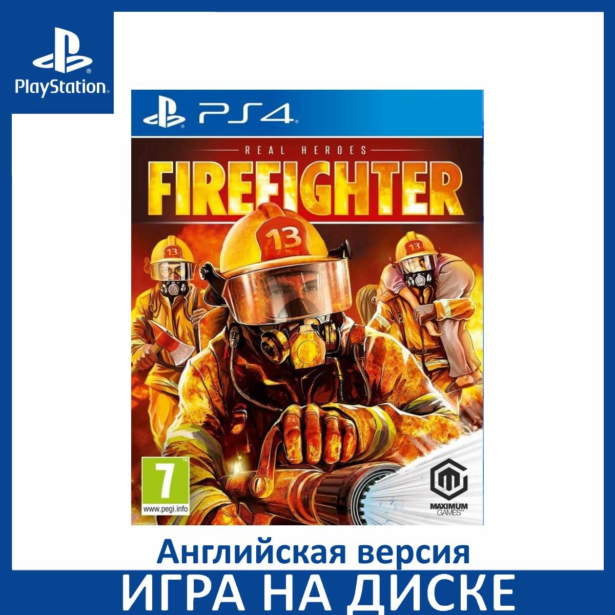 Игра Real Heroes Firefighter PS4 Диск на PlayStation 4 Английская версия