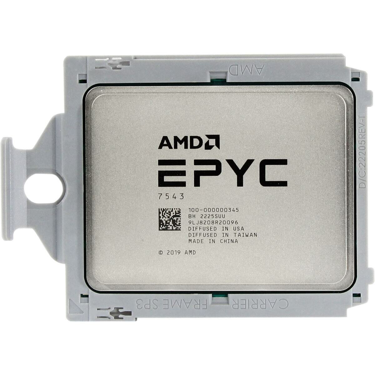 Процессор AMD EPYC 7543 OEM 2.8 ГГц - 3.7 ГГц/32 ядра/256 Мб/225 Вт/Socket SP3 (LGA4094)
