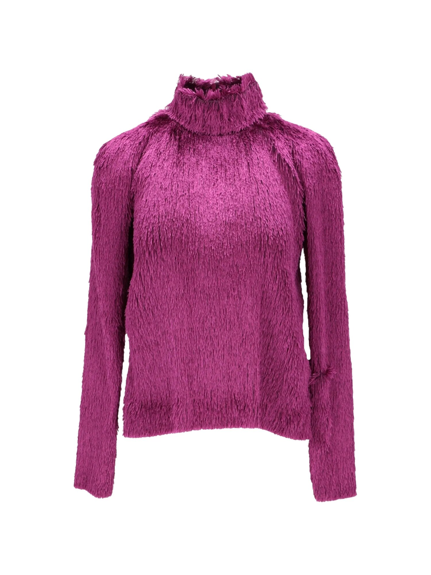 Топ Fringed high-neck top