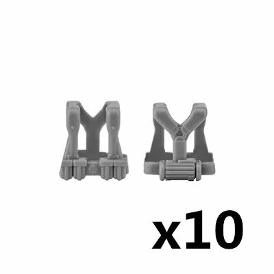 Конструктор BRICKPANDA Солдат США Серый, BS046-grey-10PCS