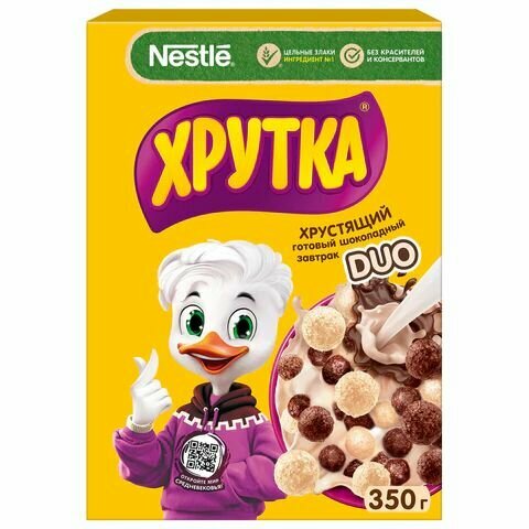Готовый завтрак хрутка DUO "Шарики шоколадные", 350 г, 83660