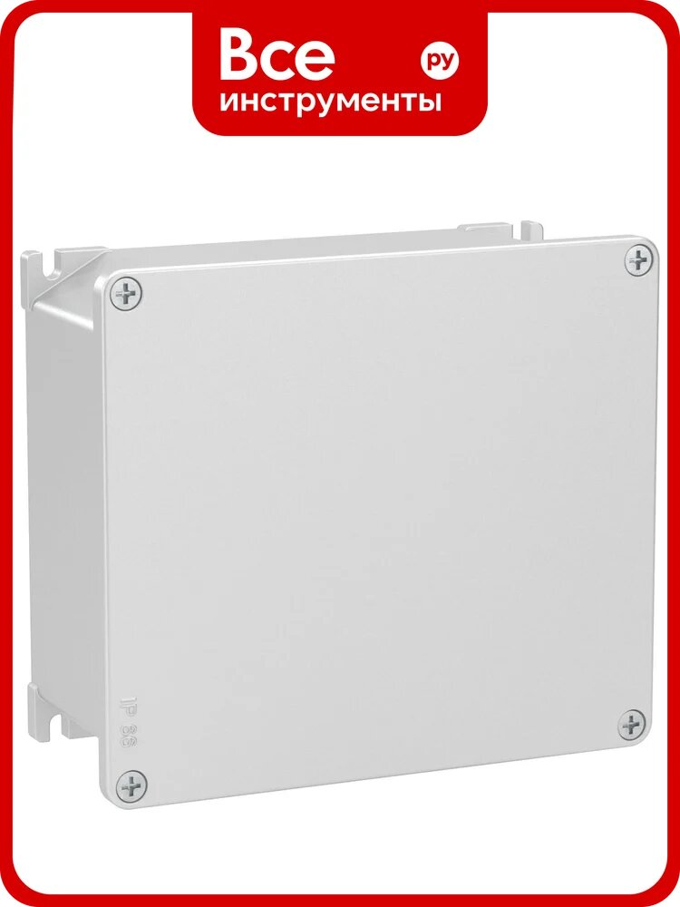 Ответвительная коробка DKC 178х155х74мм IP66 RAL9006 окрашенная, алюминий 65303, для протяжки соединения кабелей