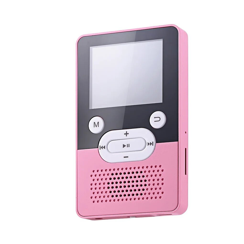 Worallymy MP3-плеер Bluetooth Розовый, Pink 16G