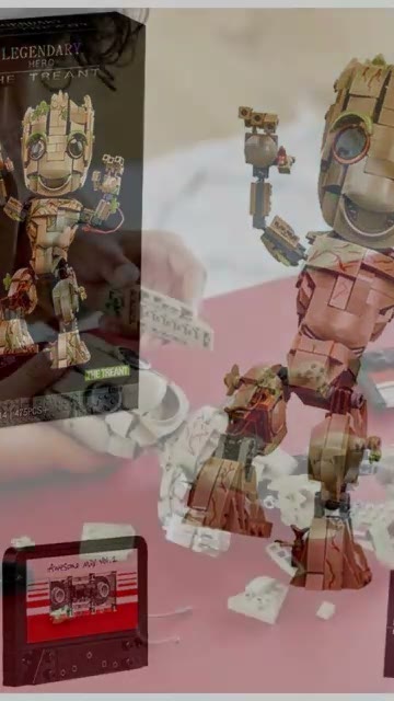 Конструктор Супергерои Грут 475 деталей, классический, из пластика, для мальчиков и девочек, 6+ — фото 1